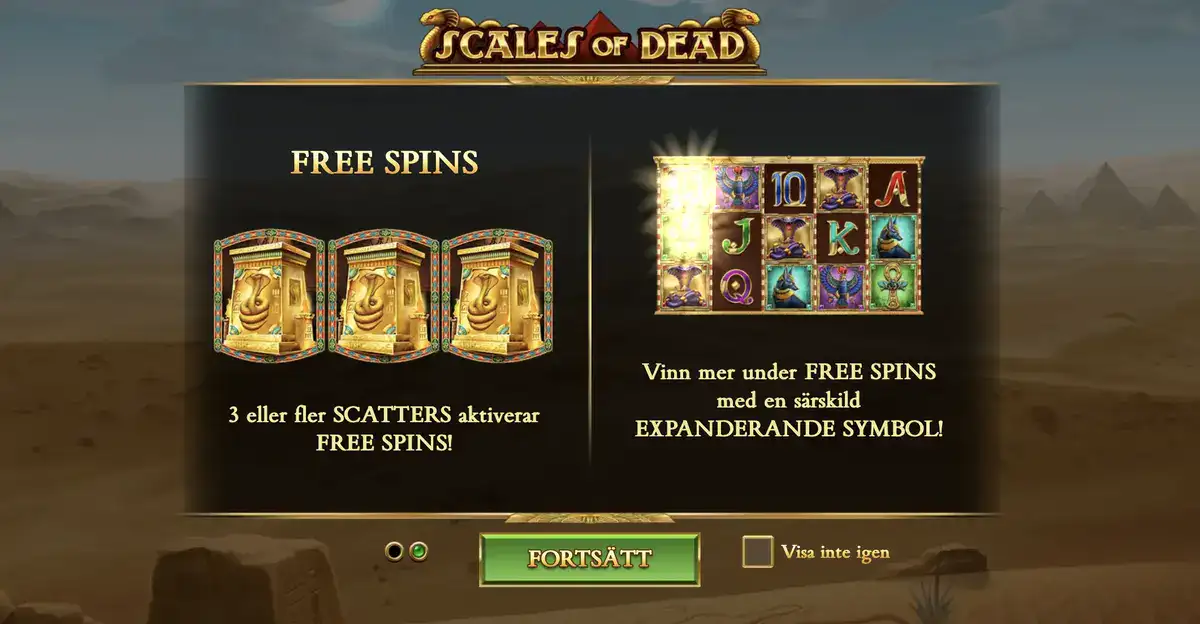 Scales of Dead » Ännu en slot från "of Dead" serien!