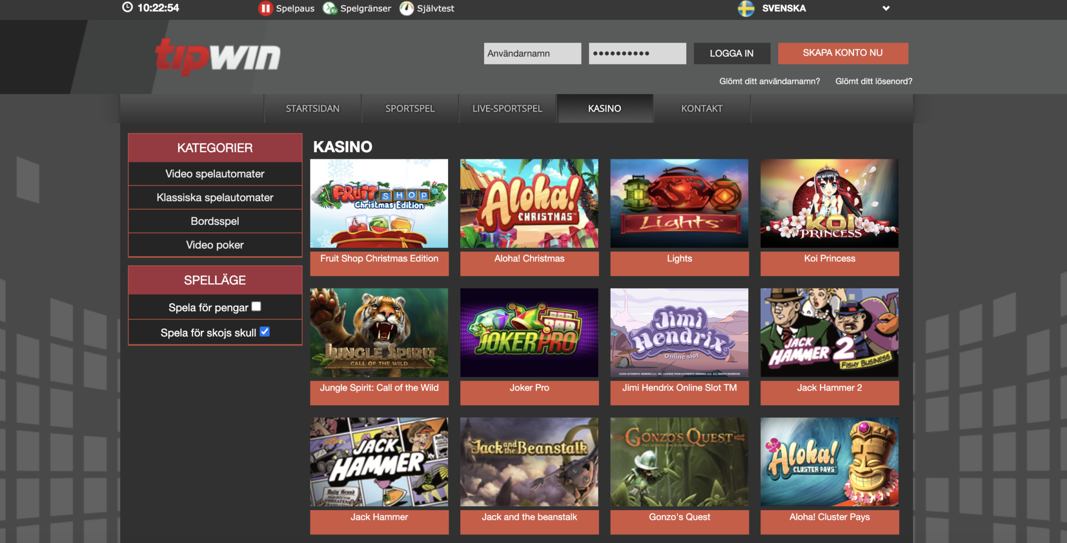 Tipwin Bonus - Exklusiv Tipwin Bonus - 100% upp till 1000 kr!